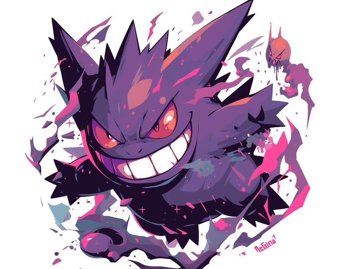 Gengar Bundle, Gengar Svg Bundle, Gengar Svg, Gengar Designs, Cut Files ...