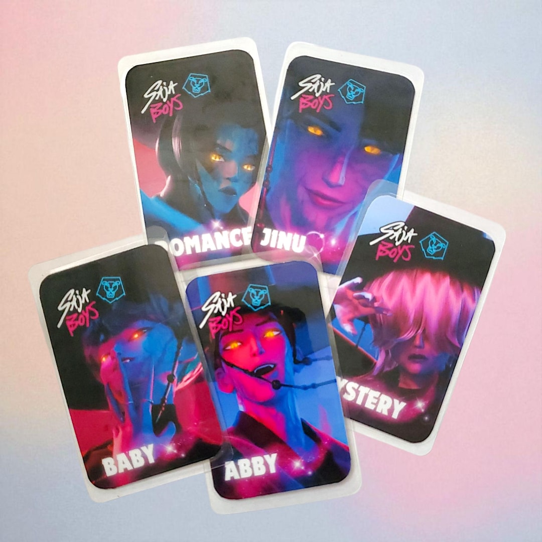 Saja Boys Laminated Photo Cards – K-pop Collectible Set, With Signature ...