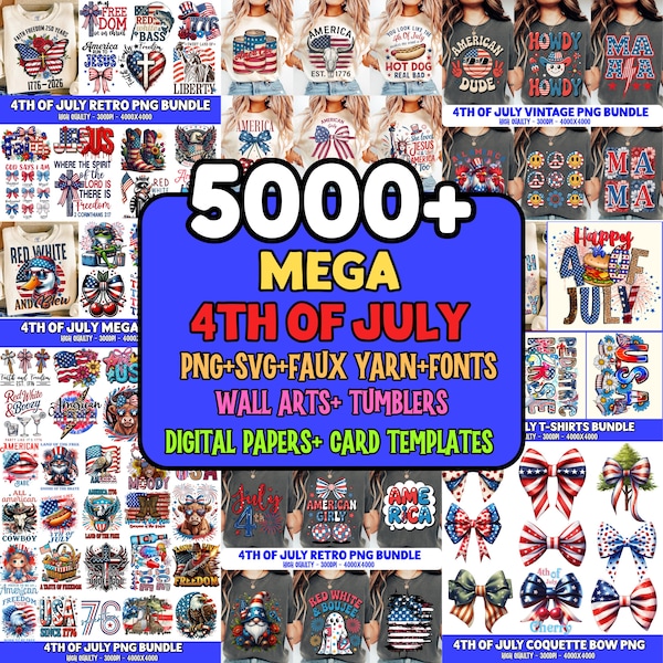 4th July Dtf Prints - Etsy