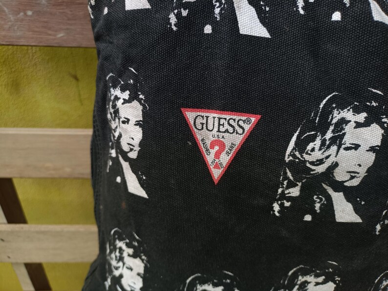 Vintage Guess Tote Bags Nice Design - Etsy