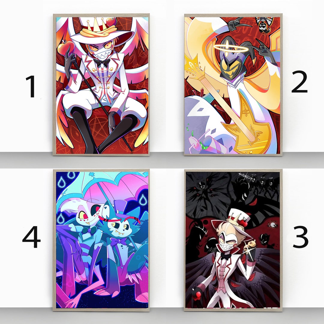 Hazbin Hotel Lucifer Morningstar Cartoon Print Poster - Etsy New Zealand