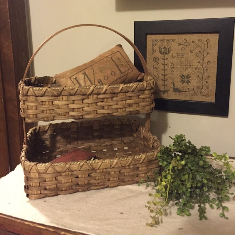 Rustic Basket - Etsy