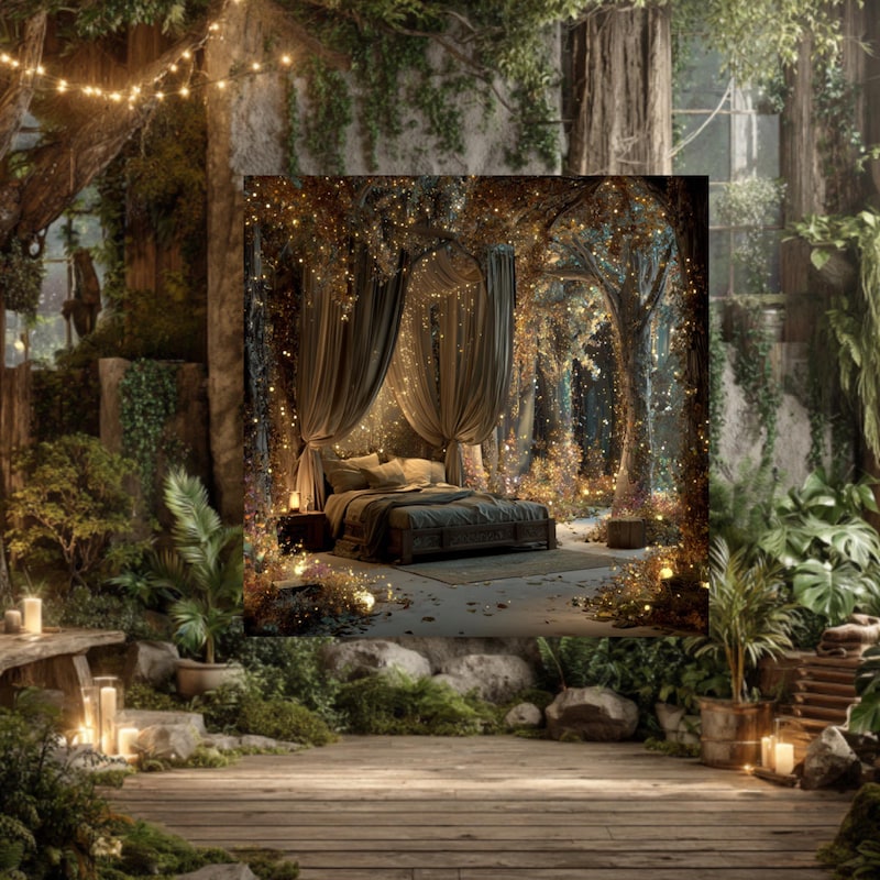 Bed Canopy With Stars - Etsy