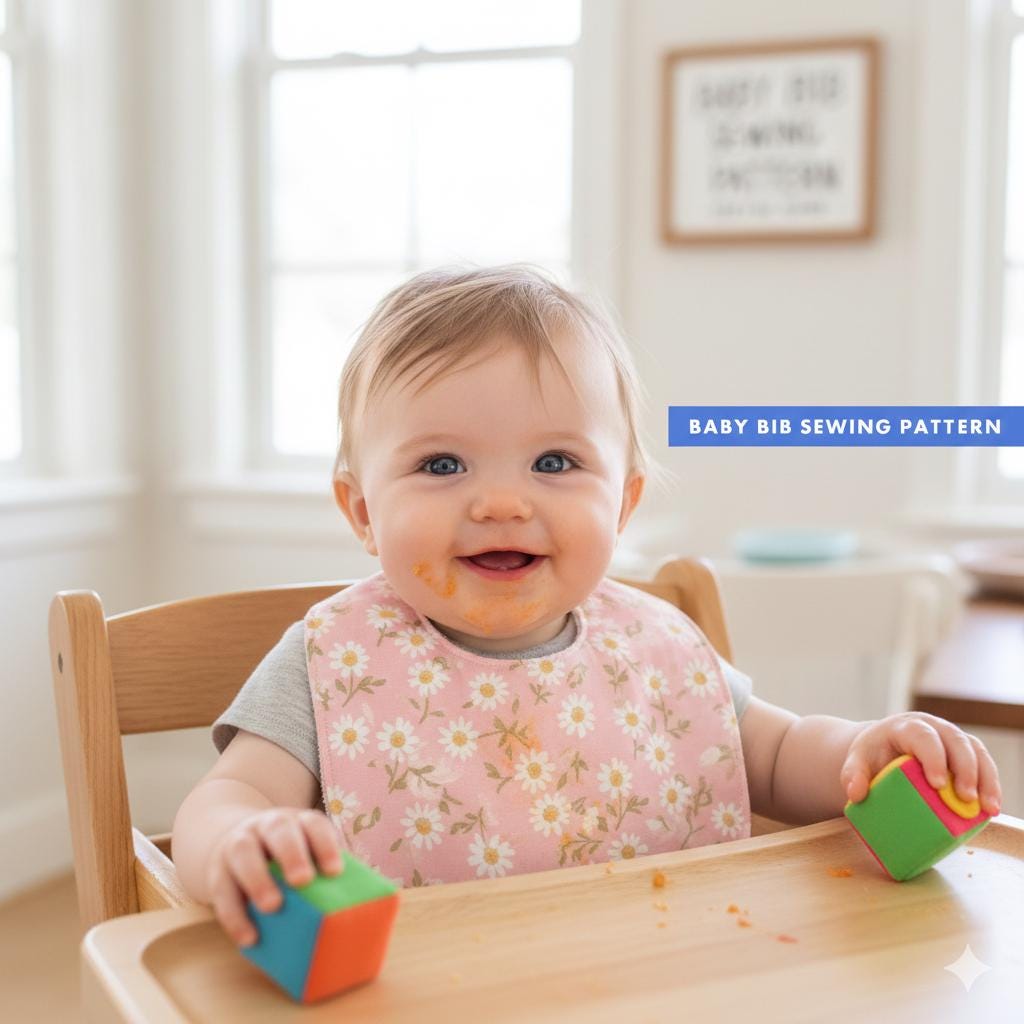 Baby Bib Sewing Pattern – 4 Sizes, Newborn to 4 Years (PDF Pattern) - Etsy