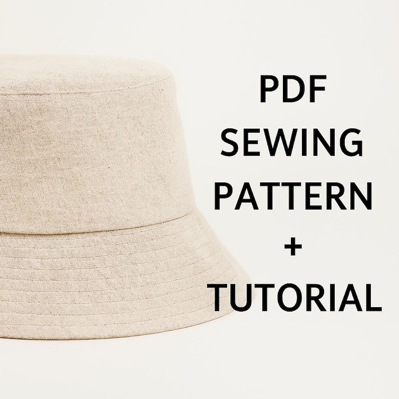 DIY Bucket Hat Pattern for Beginners – Fun & Reversible Summer Hat - Etsy