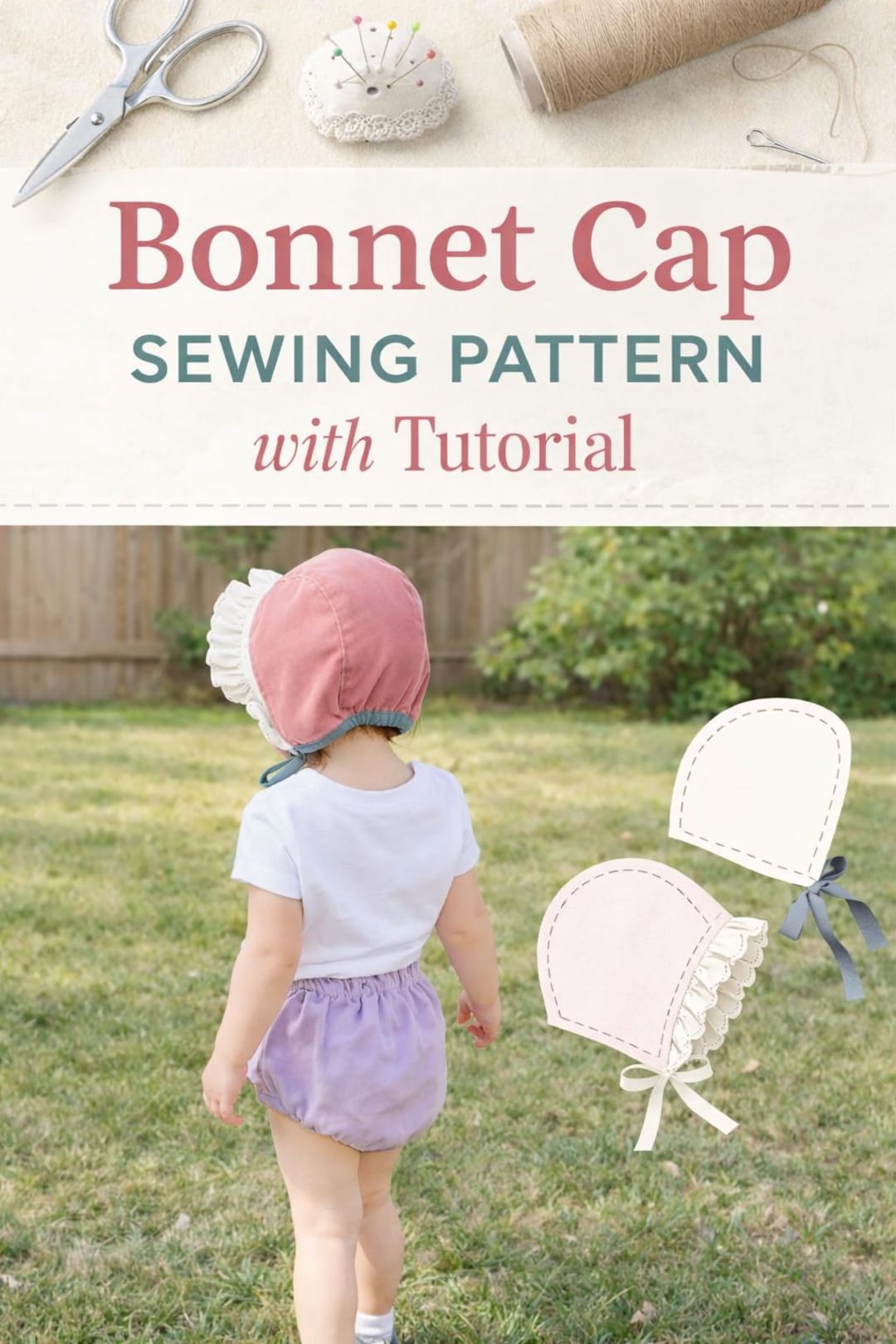 Baby Bonnet Sewing Pattern | Newborn to 24 Months | PDF Pattern - Etsy