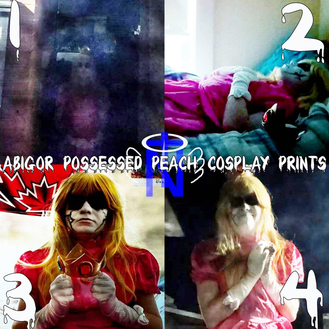 Abigor-possessed Princess Peach Cosplay Print Collection - Etsy UK