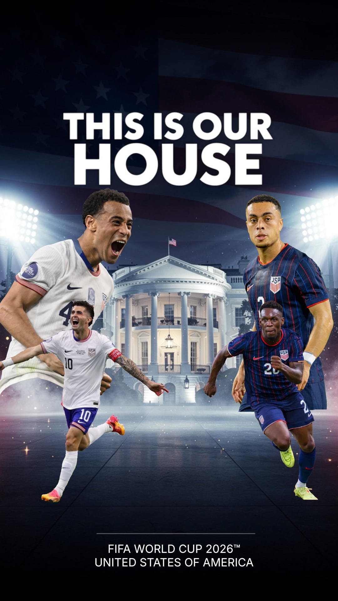 This is Our House USA Soccer Poster | USMNT World Cup 2026 Wall Art ...