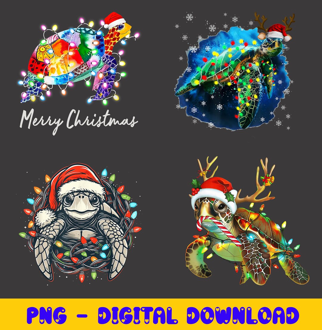 Sea Turtle PNG Clipart Sea Turtle Christmas Holiday PNG Commercial Use ...