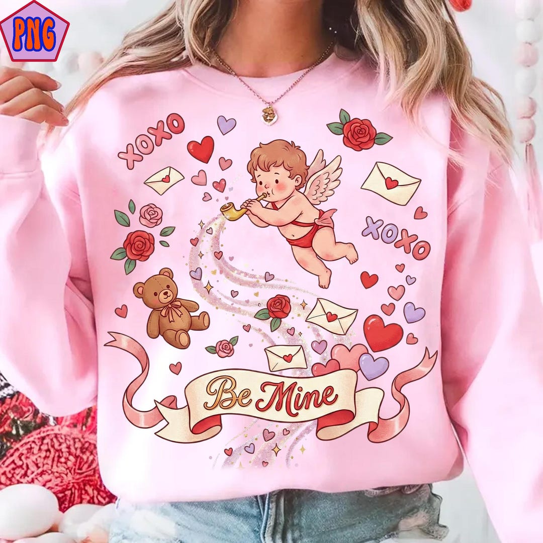 Cute Cupid Valentine PNG • Romantic Hearts, Roses, Letters & Love ...