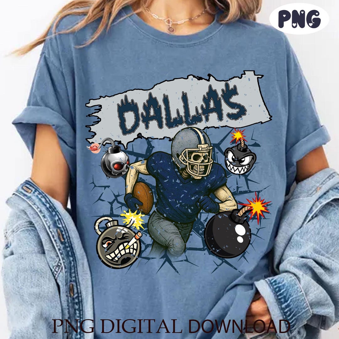 Dallas Football Skeleton Vintage Png, Digital Download, Animal Art ...