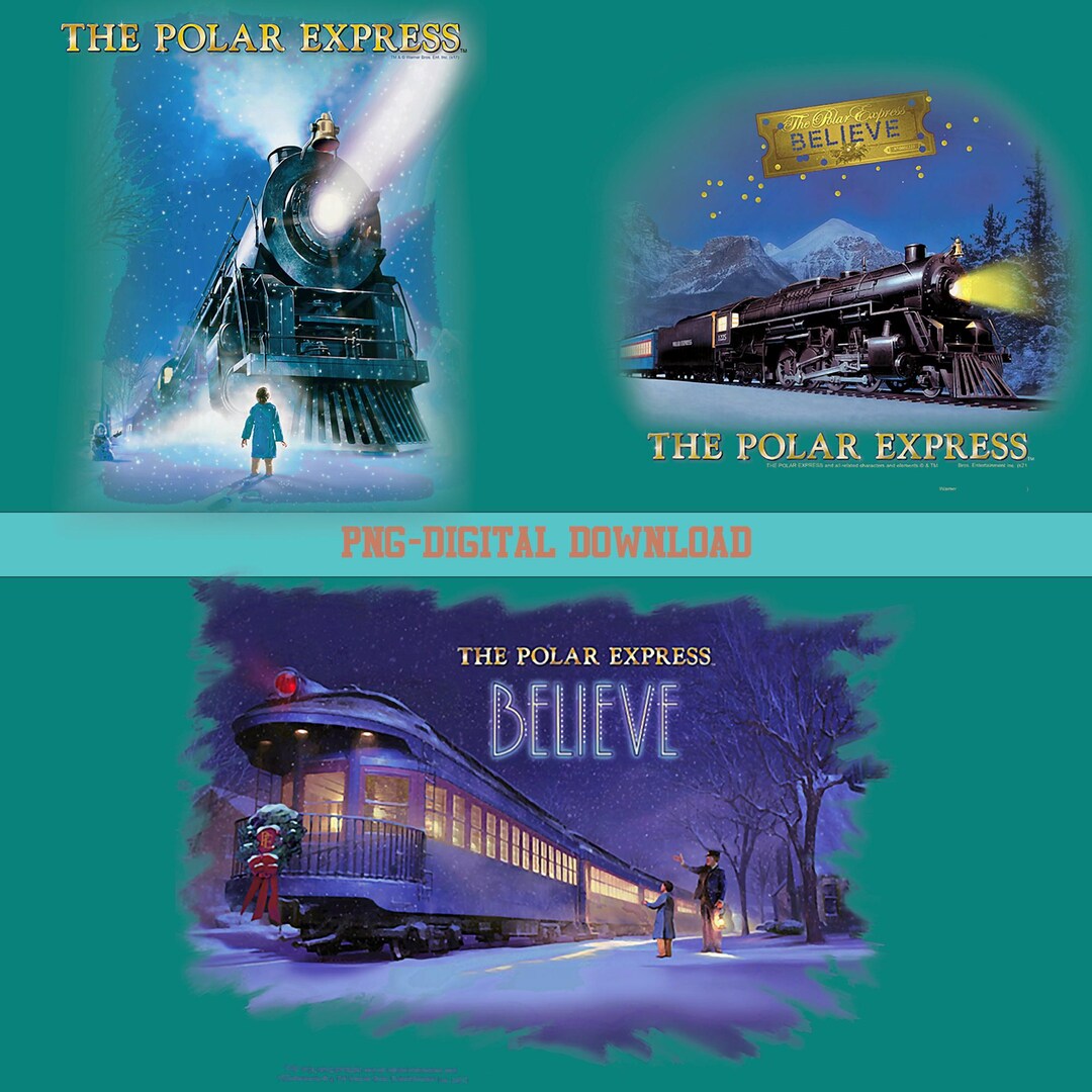 All Aboard Polar Express, Christmas File, Instant Download 99 - Etsy
