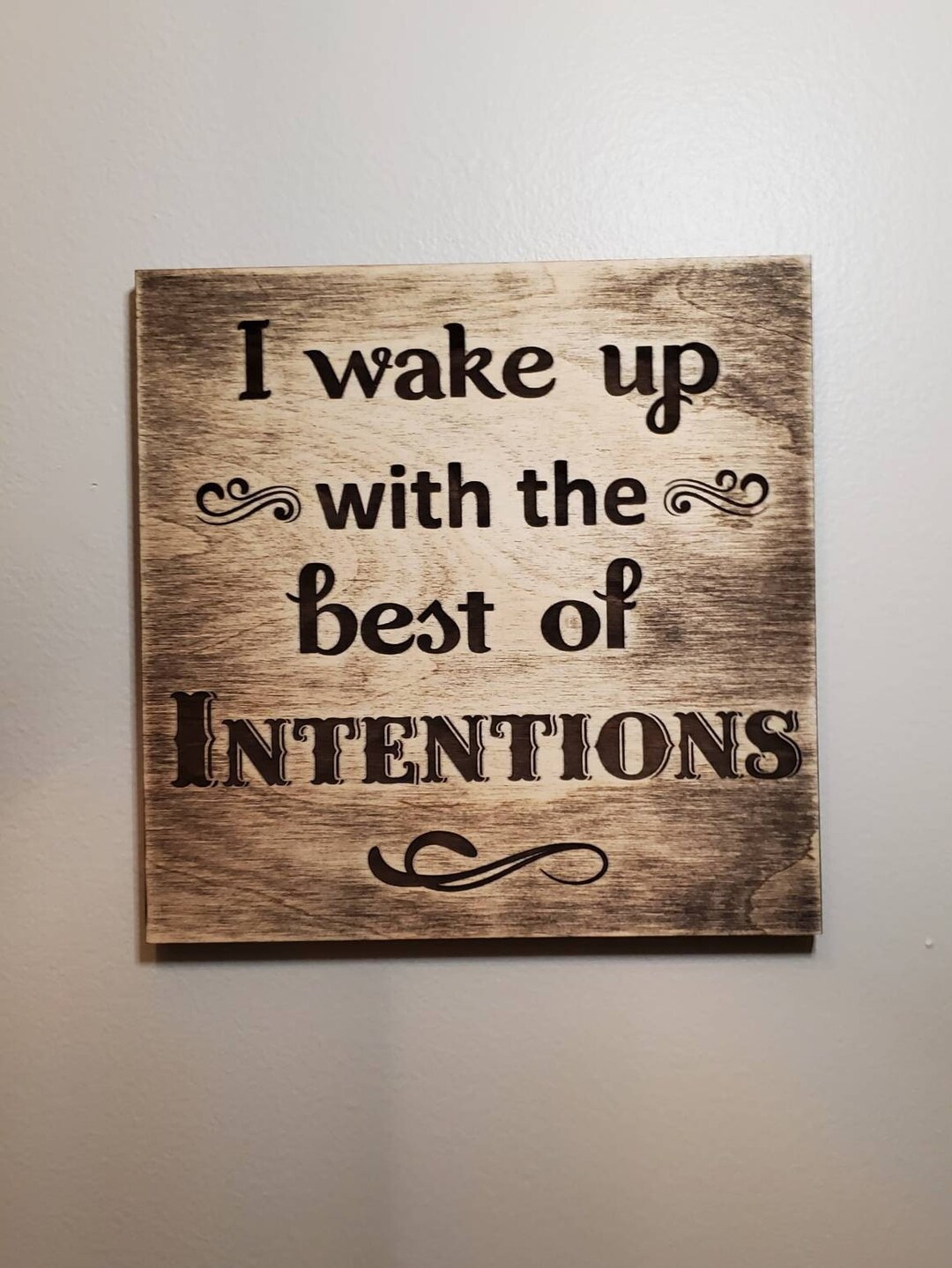 Best of Intentions Sign - Etsy