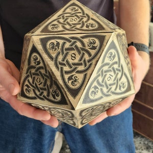 D20 Box, Hollow Box, Lined With Black Felt, Can Make Custom Design - Etsy