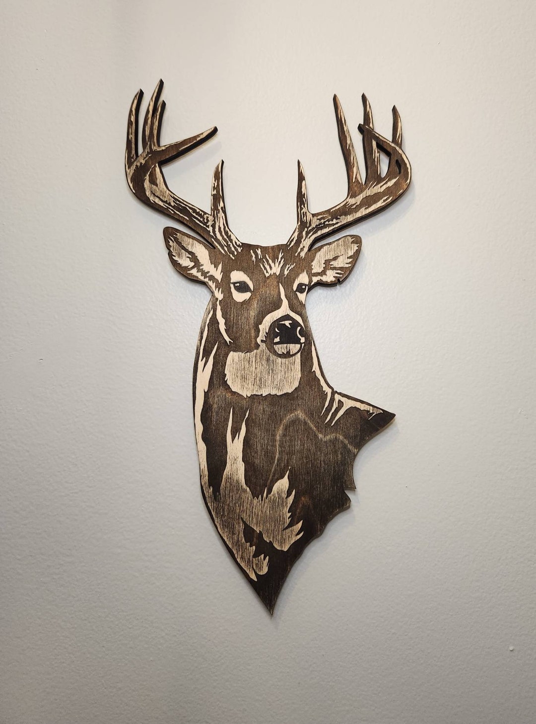 Buck Cut Out Wood Sign - Etsy
