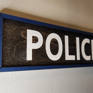 Police Public Call Box Sign, Wood Sign - Etsy