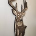 Buck Cut Out Wood Sign - Rustic American Hunting Decor - Handcrafted ...