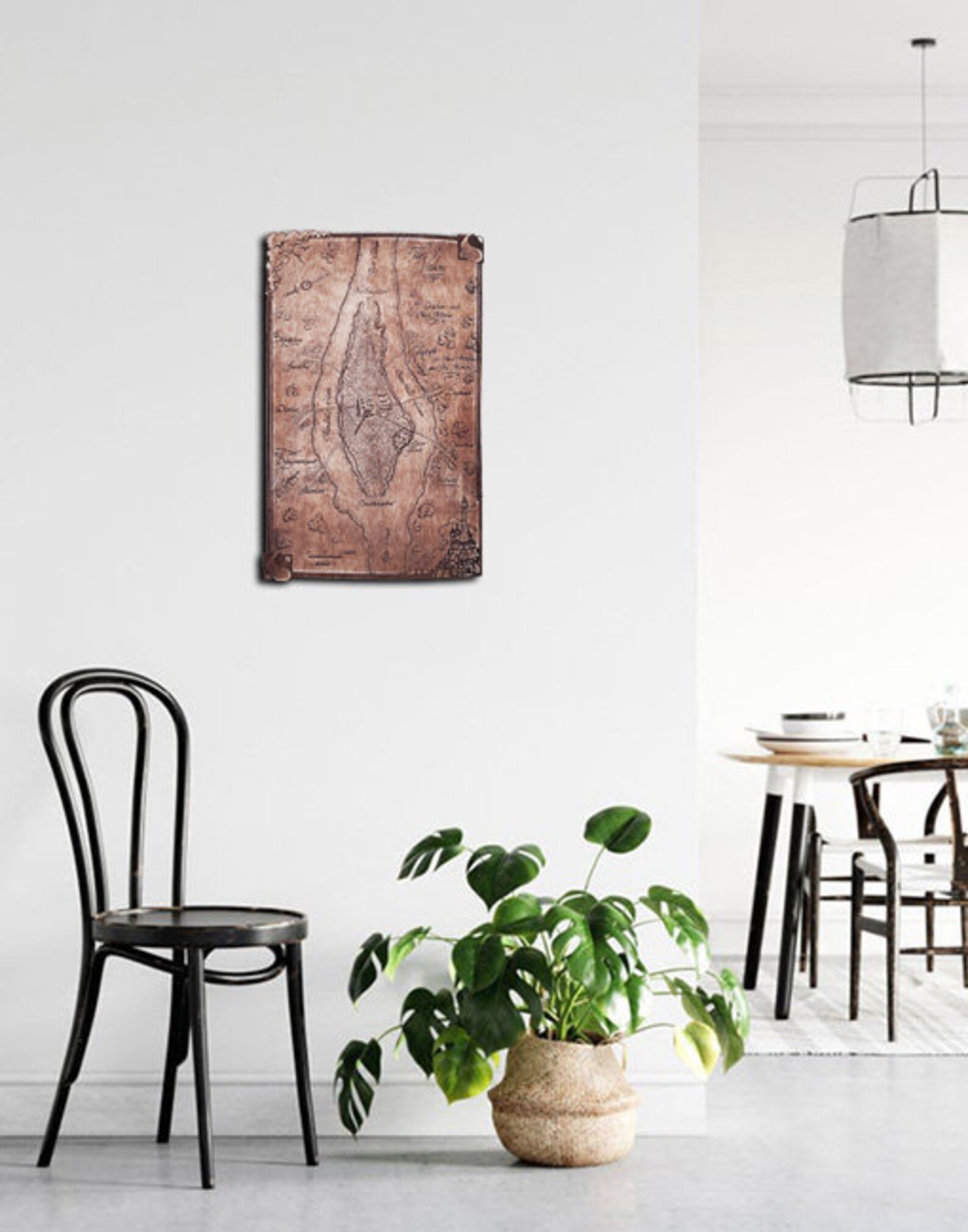 Tar Valon Map Wheel of Time Rustic Wood Engraving | Etsy