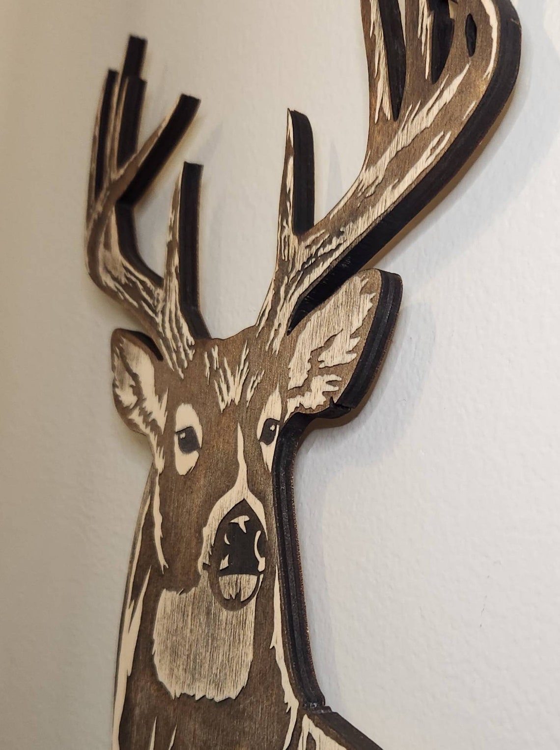 Buck Cut Out Wood Sign - Etsy