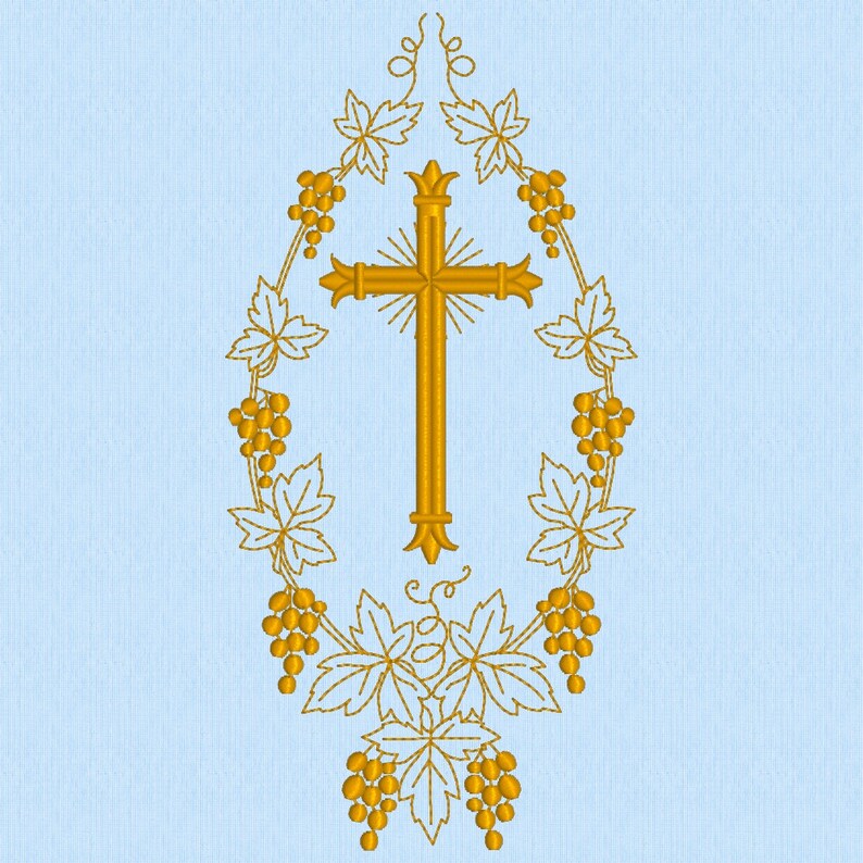 Communion Linens - Wheat and Grapes MADE TO ORDER - Etsy