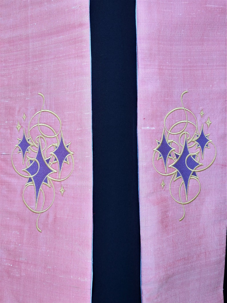Clergy Stole, Vestment, Advent Stars Blue or Purple MADE TO ORDER - Etsy