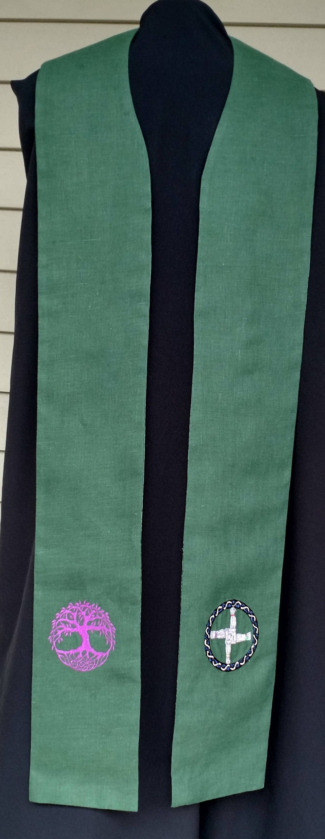 Clergy Stole, Vestments, Pastor Stole, Priest Stole, Custom Embroidered ...