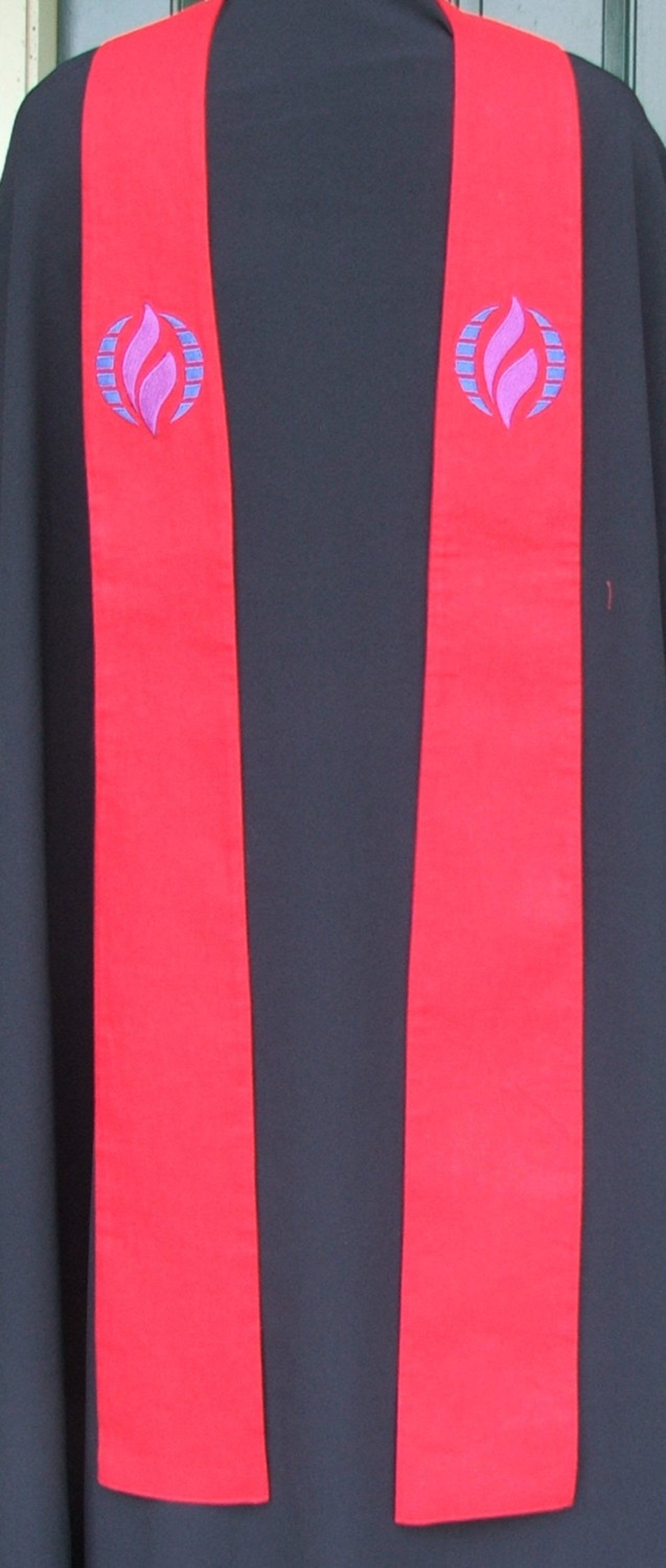 Clergy Stole, Priest Stole, Pastor Stole, Vestment, MCC Logo, Red, MADE ...