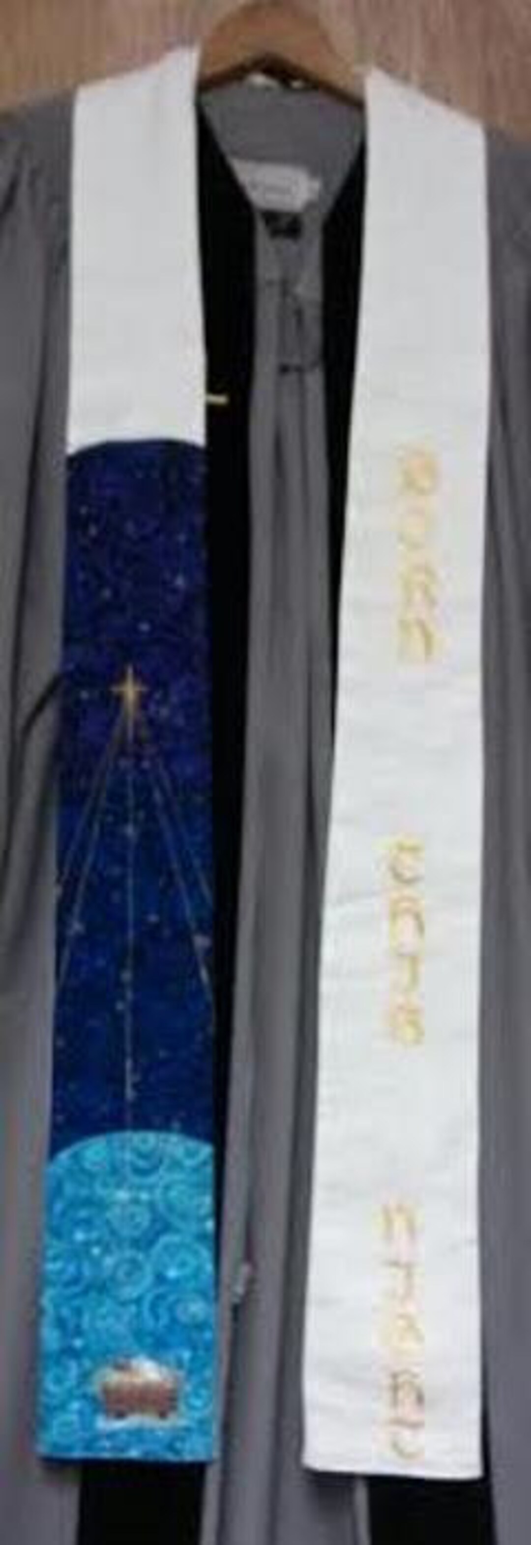 Clergy Stole, Vestment, Advent and Christmas READY TO SHIP - Etsy