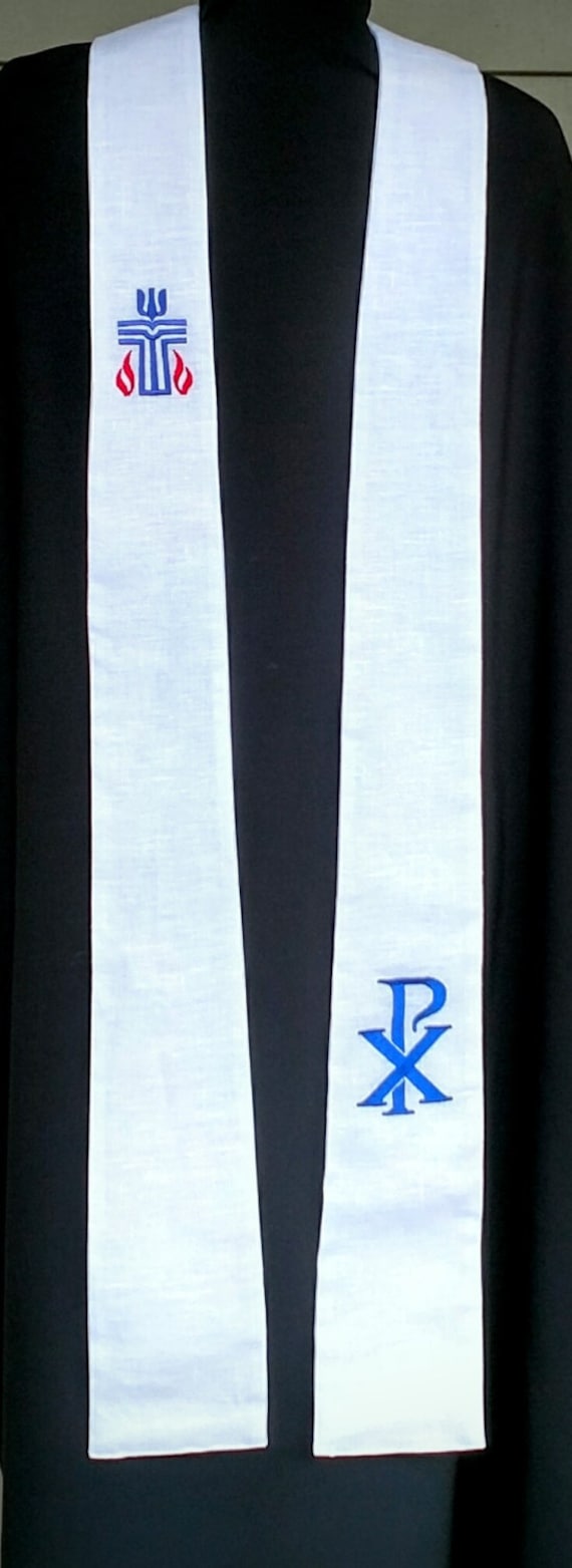 Clergy stole Priest stole Pastor stole vestment with | Etsy