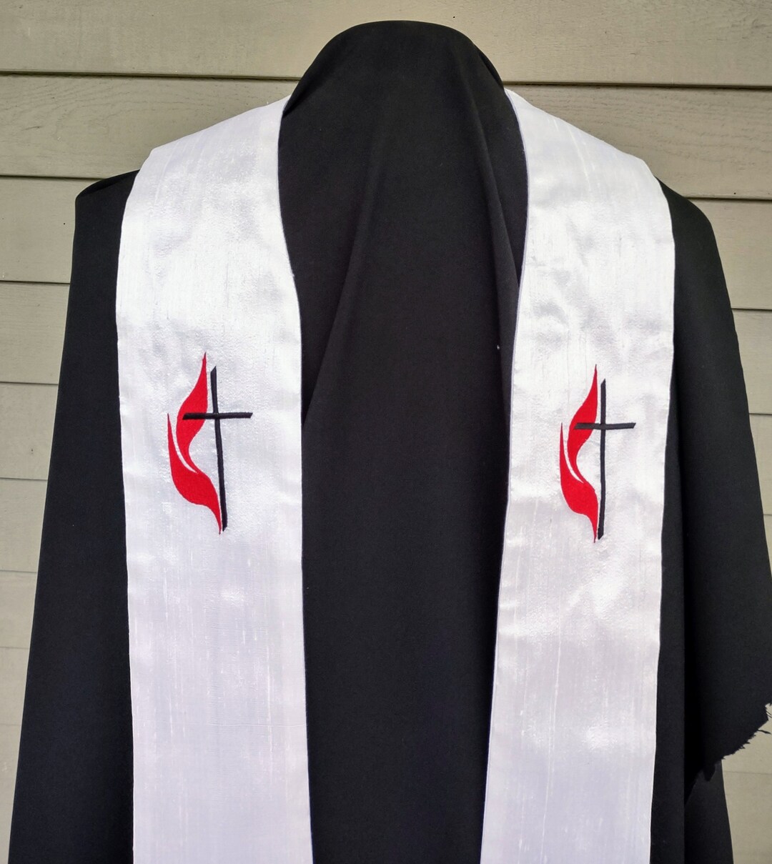 Clergy Stole, Priest Stole, Pastor Stole, Vestment, With Denomination ...