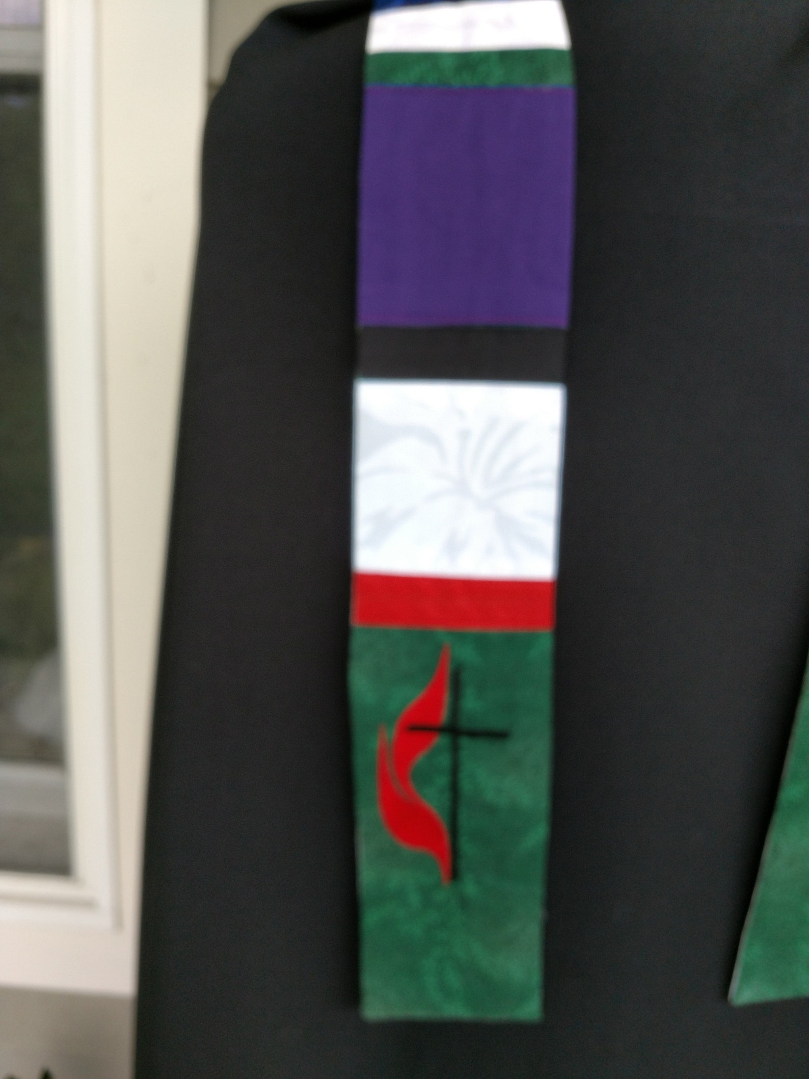 Clergy Stole, Pastor's Stole, Priest Stole,chaplain Length With ...