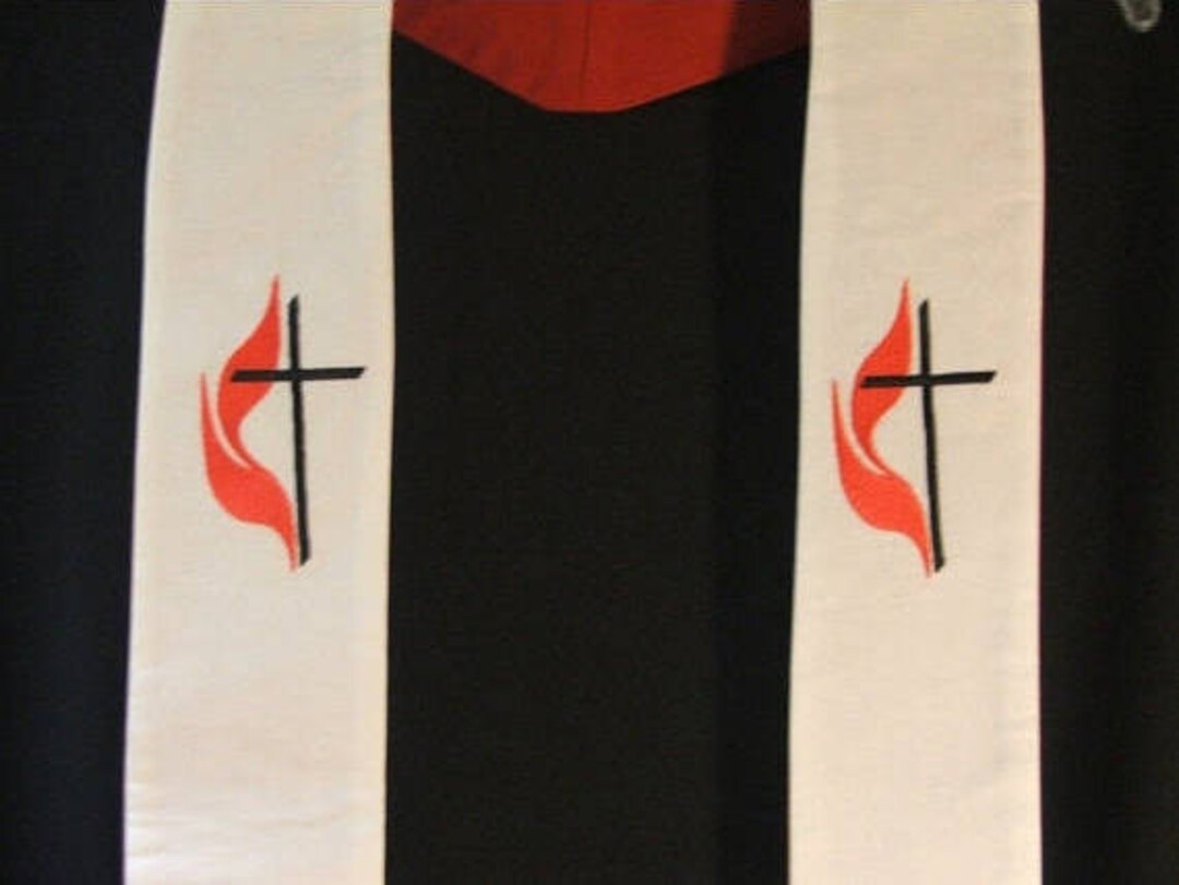 Clergy Stole, Pastor Stole, Priest Stole, Vestment, White, United ...