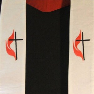 Clergy Stole, Pastor Stole, Priest Stole, Vestment, White, United ...