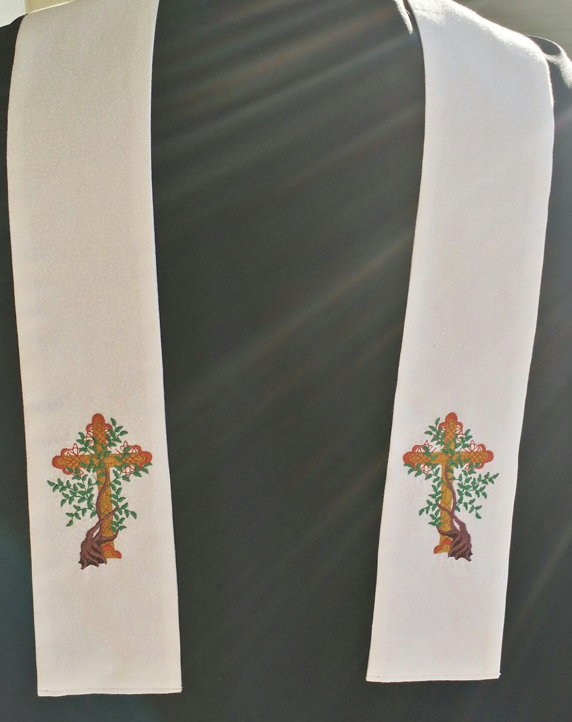 Clergy Stole, Chaplain, Visitation, Tree of Life Cross - Etsy