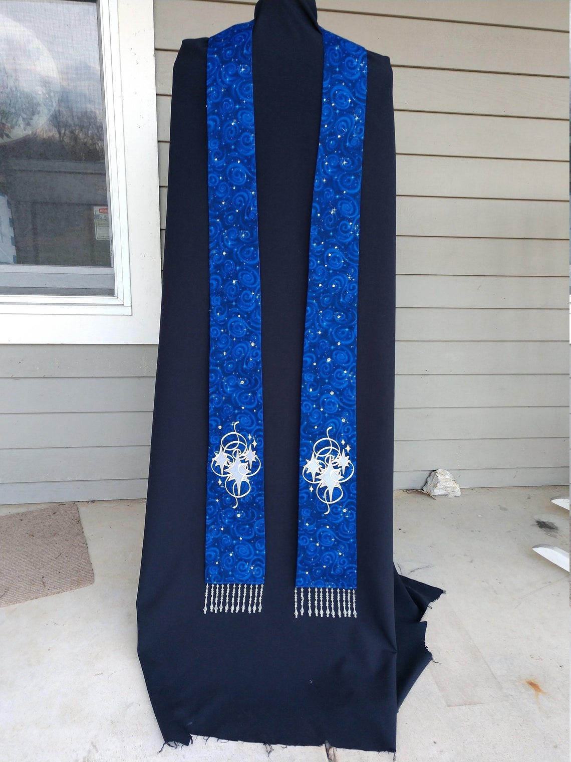 Clergy Stole, Vestment, Advent Stars Blue or Purple MADE TO ORDER - Etsy