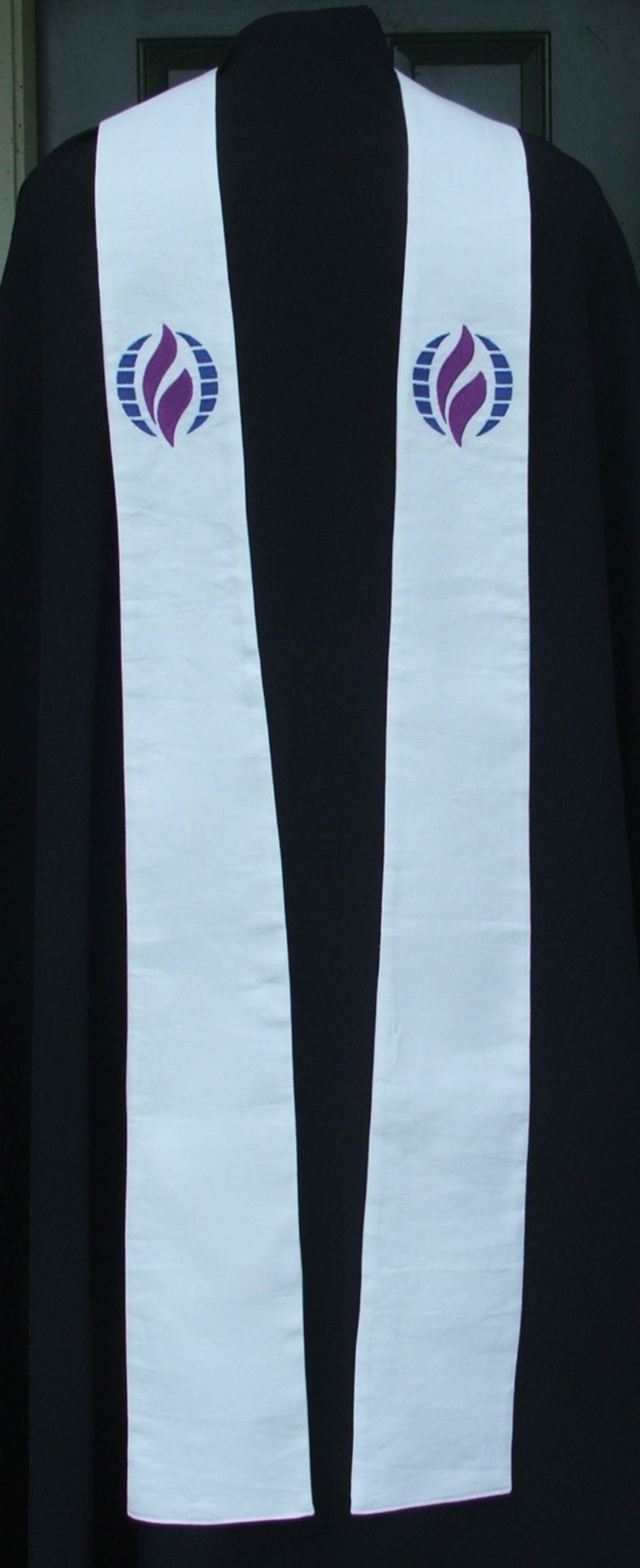 Clergy Stole Vestment MCC Logo White Green Red Blue - Etsy