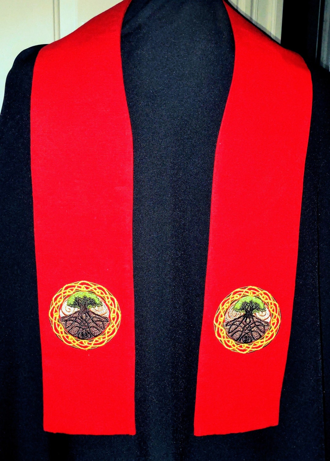 Clergy Stole, Chaplain, Visitation, Celtic Tree of Life - Etsy