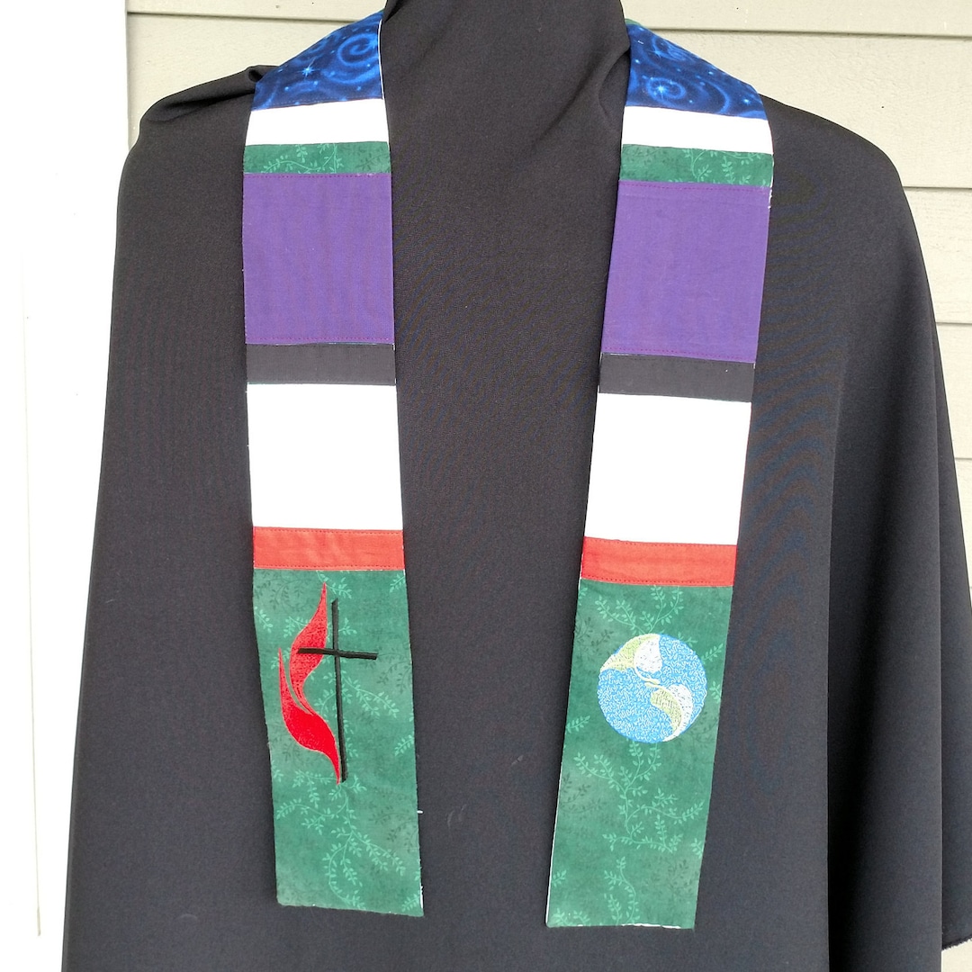 Clergy Stole, Pastor's Stole, Priest Stole,chaplain Length With ...