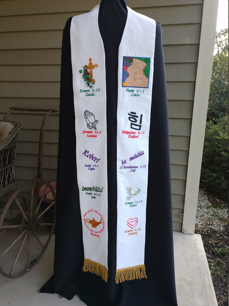 Deposit for a Custom Clergy Stole - Etsy