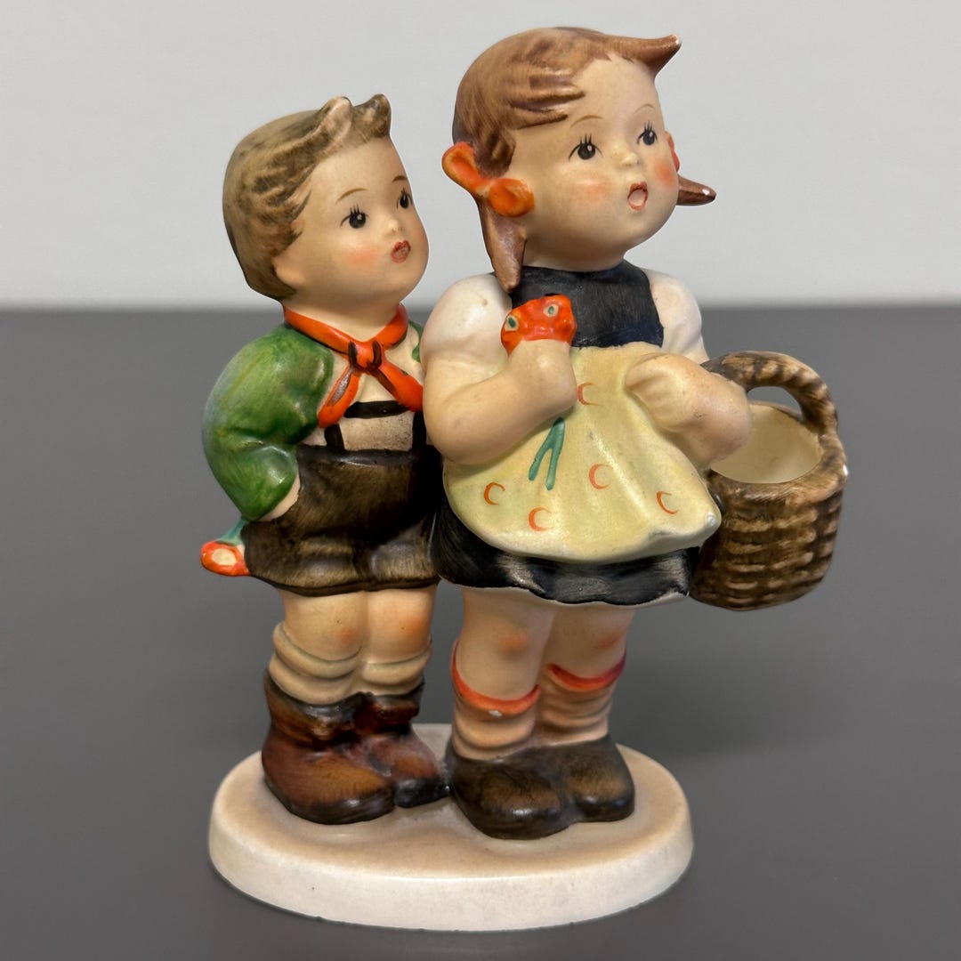 Hummel "to Market" Boy and Girl Figurine (TMK-3) #49 3/0 – Vintage 1960 ...