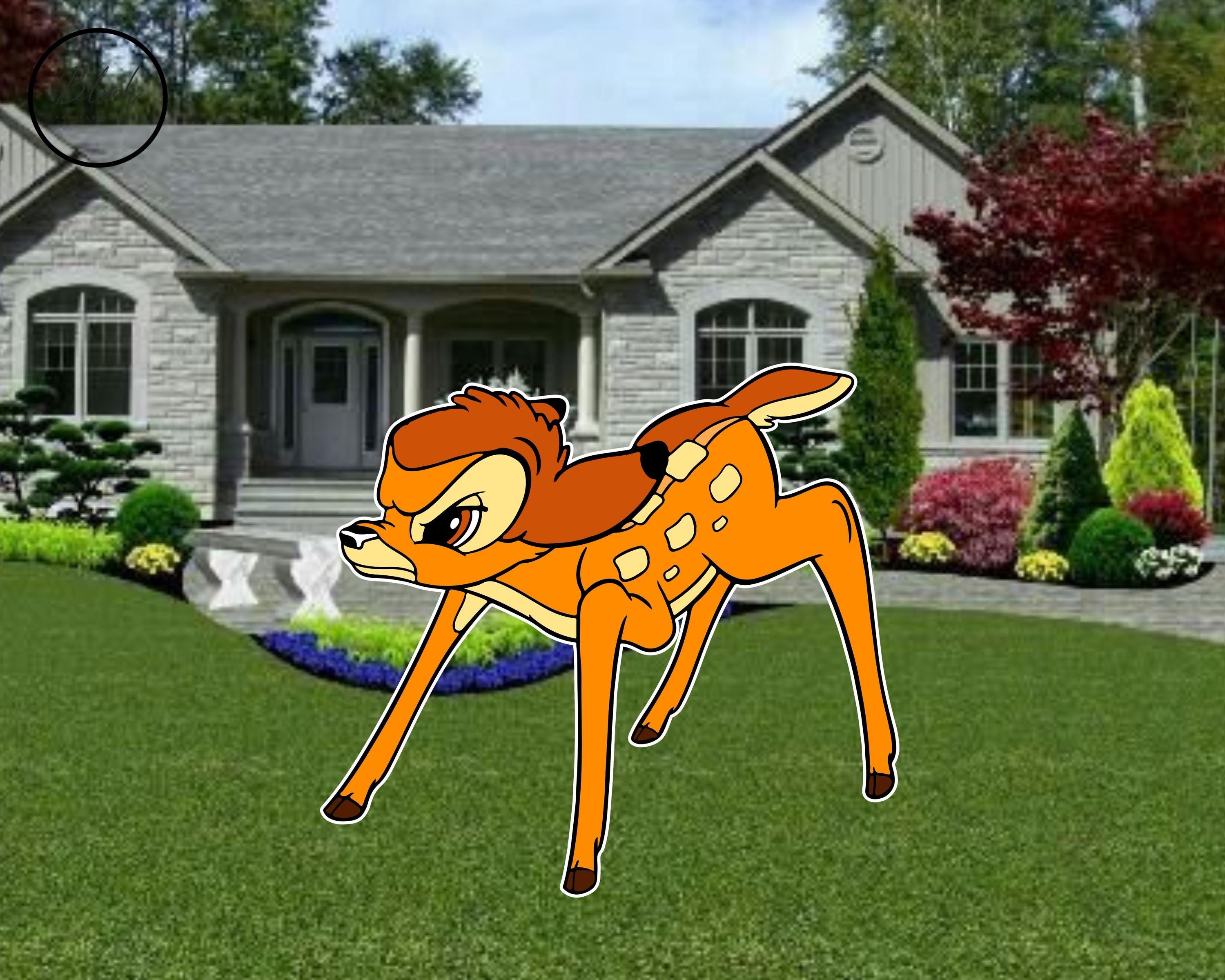 Bambi Cutouts, Bambi Cutout, Bambi Birthday Backdrop Party Cutouts ...
