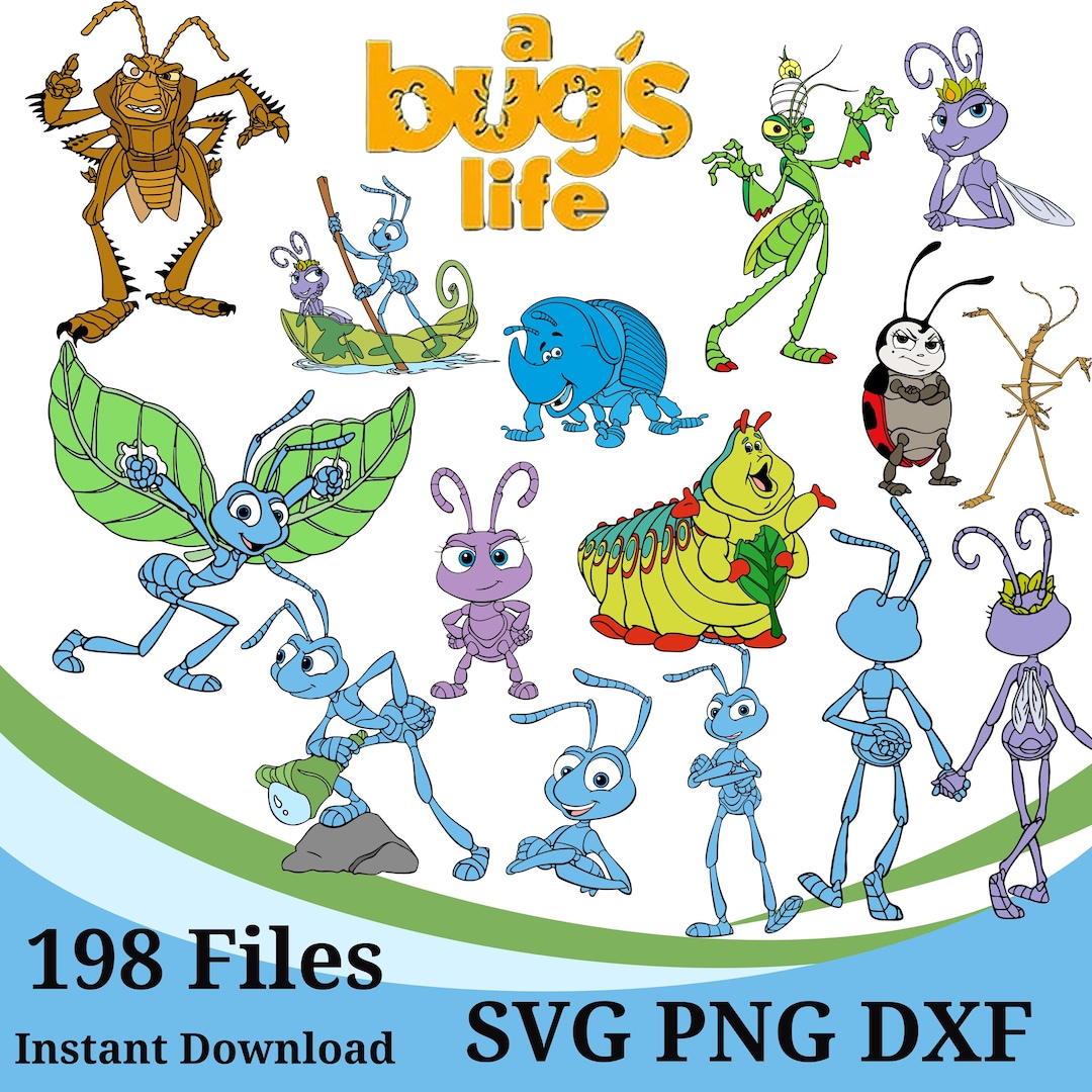 Bug Life Svg Bundle,, Bug Life Png, Bug Life Clipart, Svg Png Bundle ...