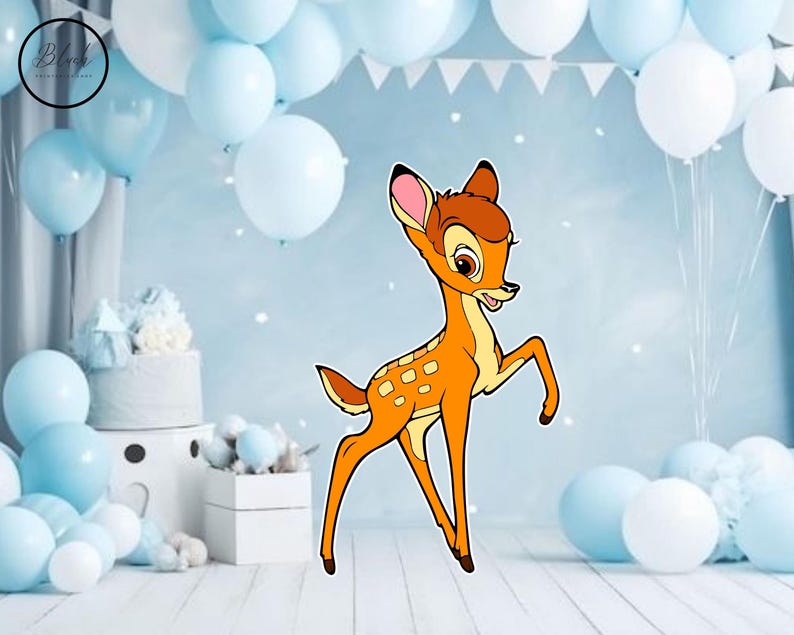 Bambi Cutout Props Bambi Cutouts, Bambi Cutout, Bambi Birthday Backdrop ...