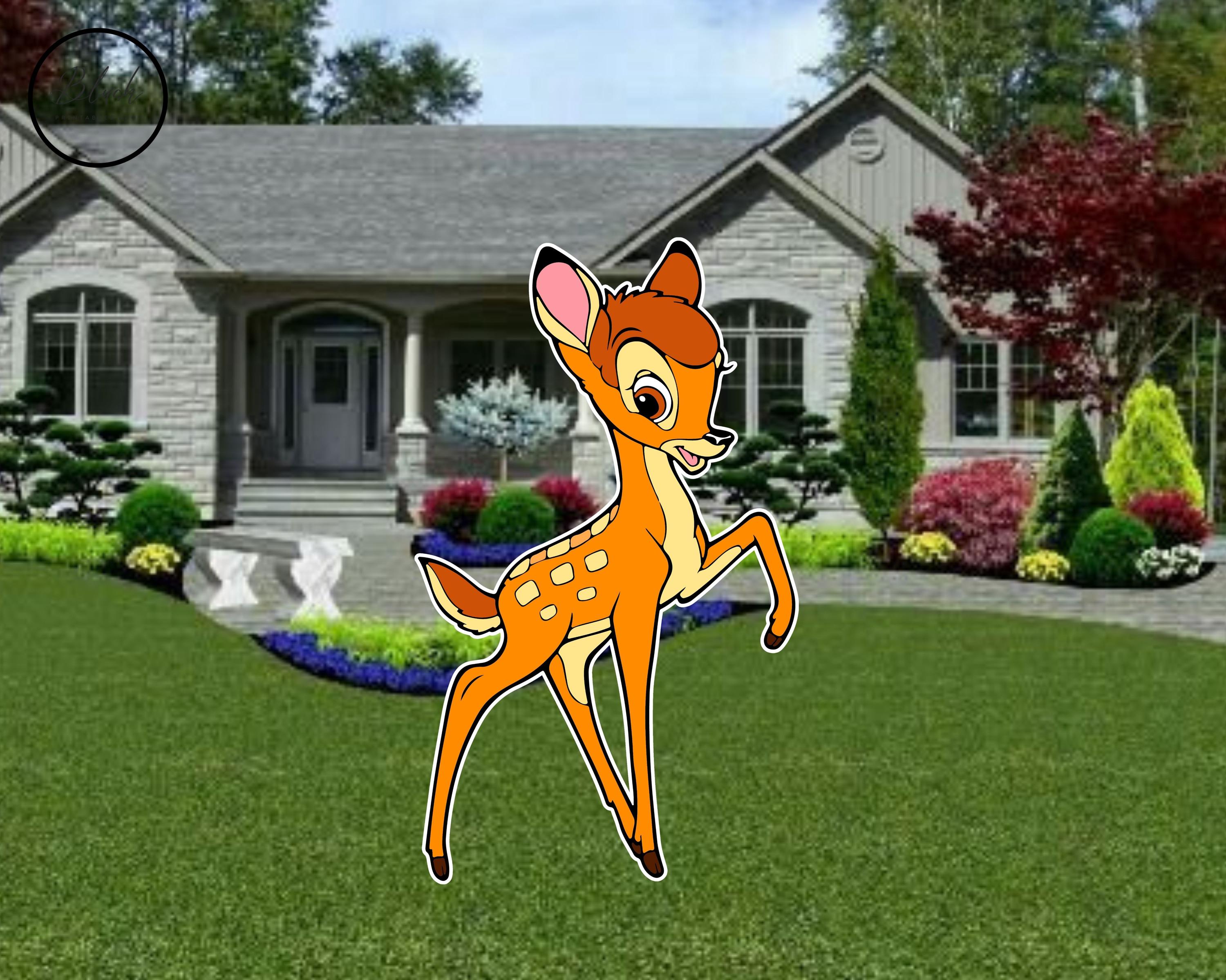 Bambi Cutout Props Bambi Cutouts, Bambi Cutout, Bambi Birthday Backdrop ...
