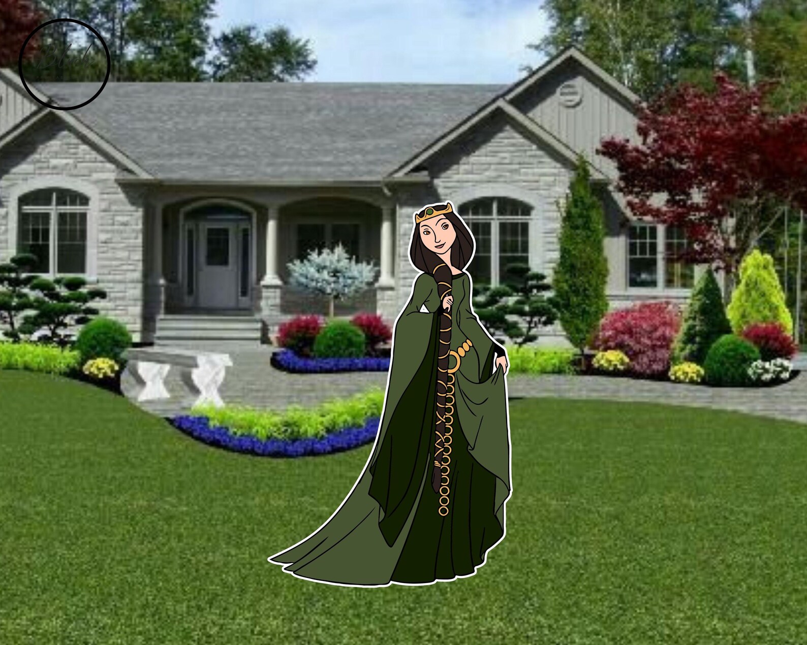 Brave Merida Cutout Props, Birthday Party Decoration (digital Cutout ...