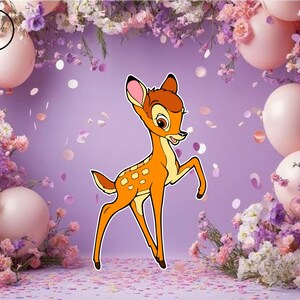 Bambi Cutout Props Bambi Cutouts, Bambi Cutout, Bambi Birthday Backdrop ...