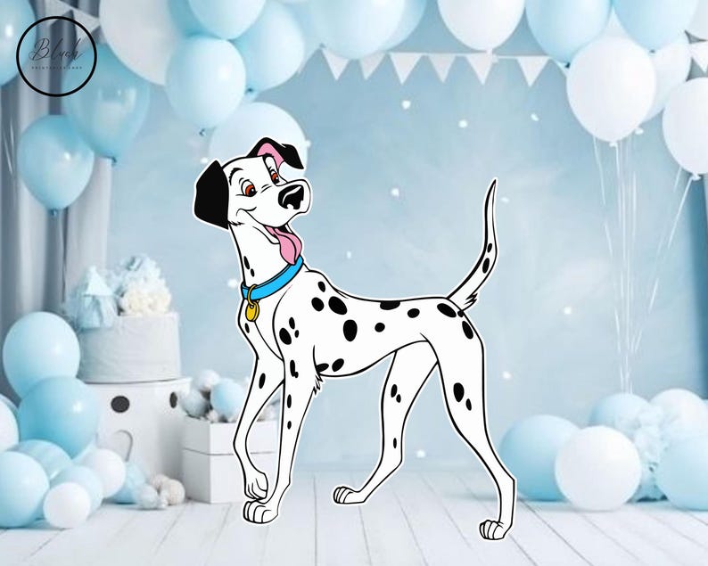 101 Dalmatians Cutout, Dalmatians Backdrop Birthday Party Cutouts ...