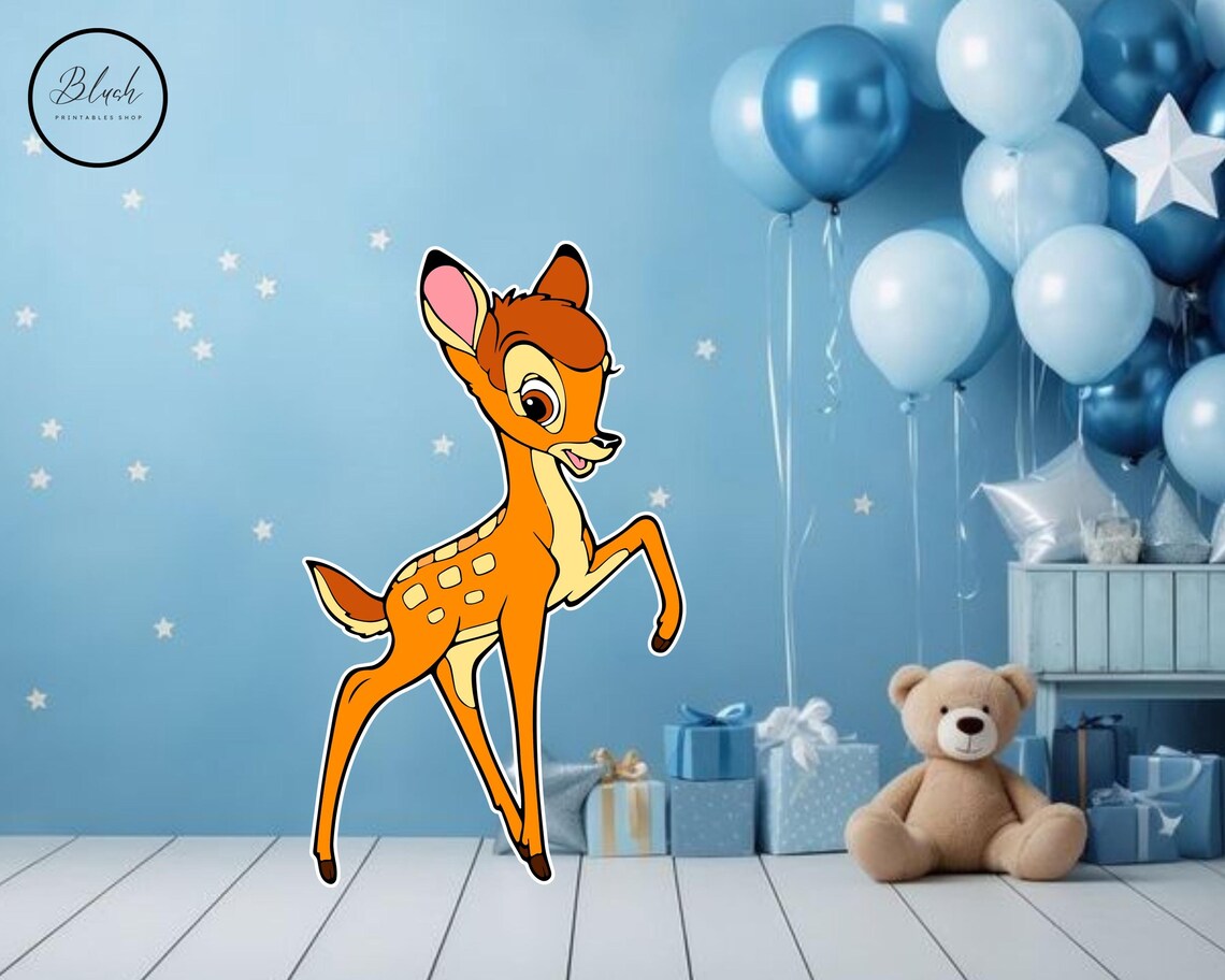 Bambi Cutout Props Bambi Cutouts, Bambi Cutout, Bambi Birthday Backdrop ...