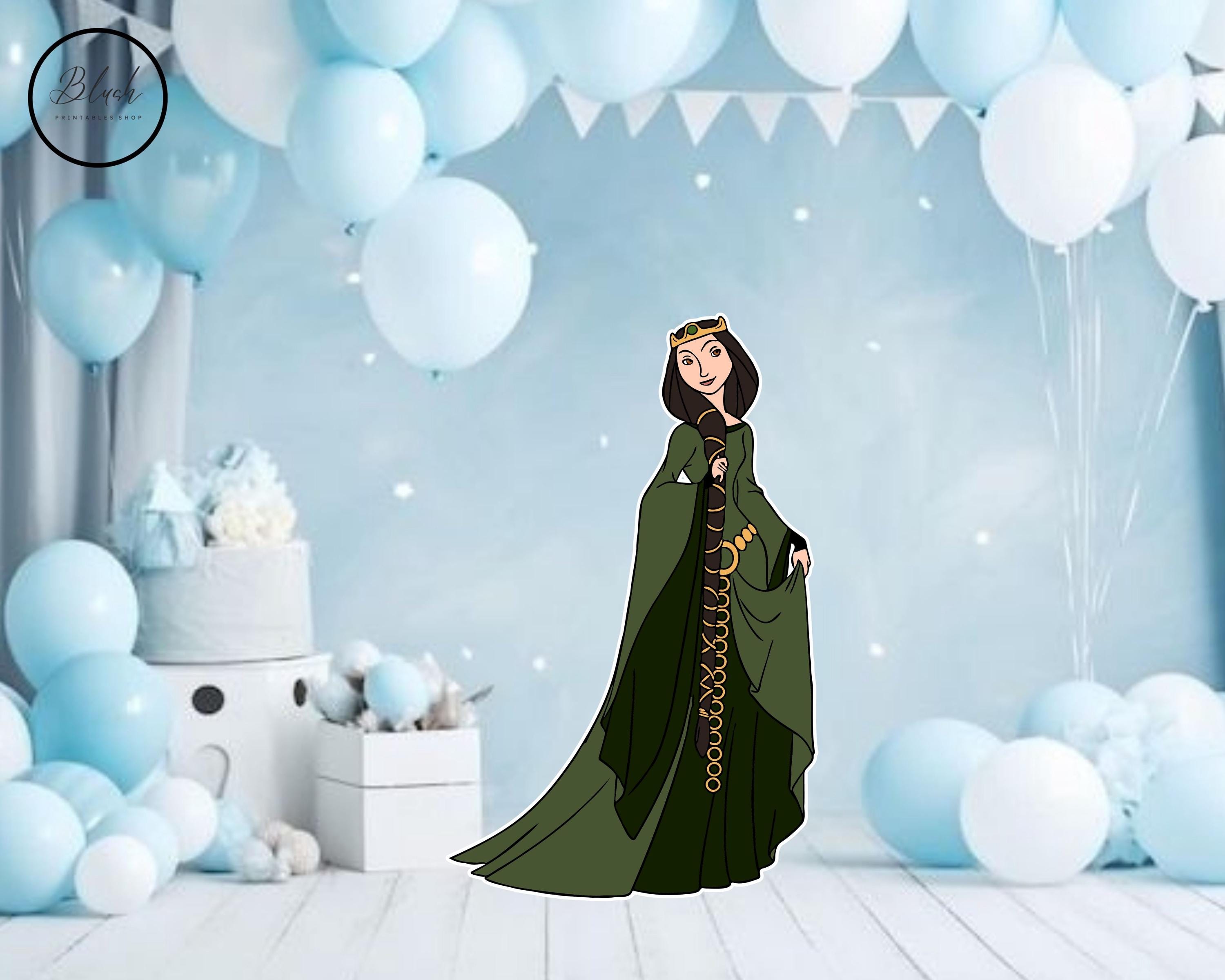 Brave Merida Cutout Props, Birthday Party Decoration (digital Cutout ...