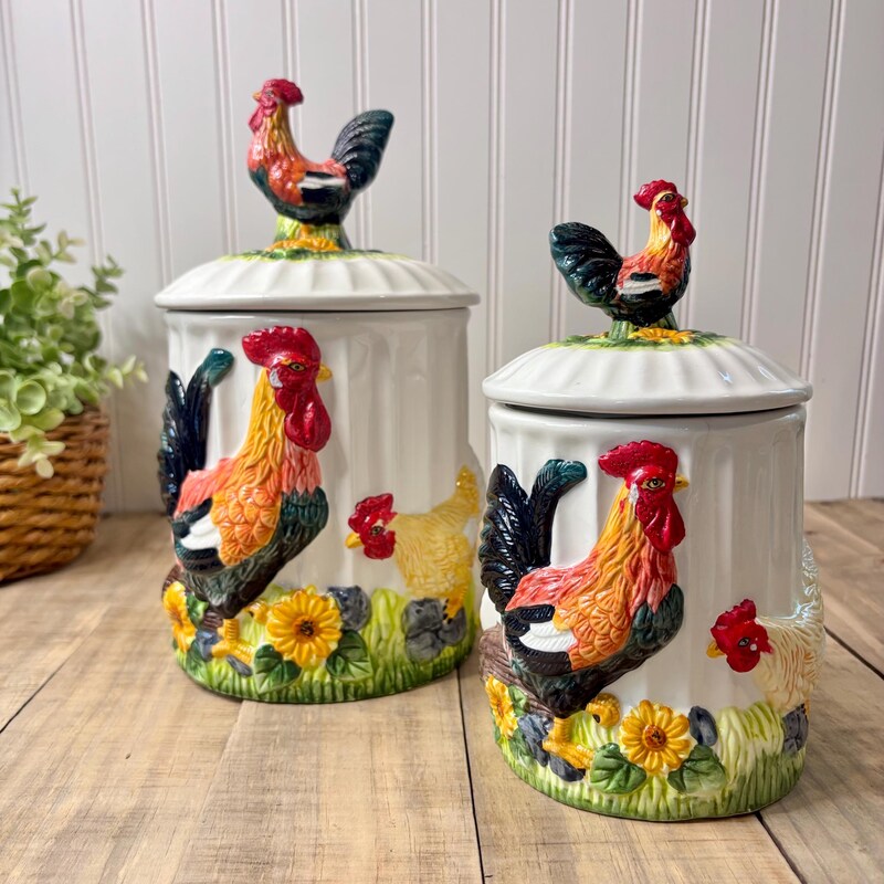 Rooster Canister - Etsy